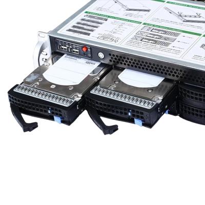 China 100-240 V AC IN 2u Rack NAS Server with 16 DDR4 Slots 4 PCI-E3.0X16 Slots 2 PCI-E3.0X8 Slots 12 3.5 SATA Bays for sale