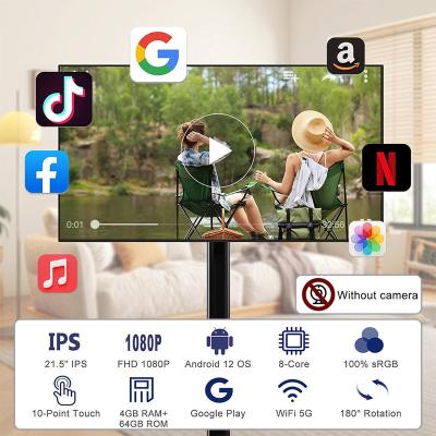 China 21.5 Inch Incell Screen Display LCD Touch Screen Indoor Android 12 Advertising Digital Signage with Capacitive Touch for sale