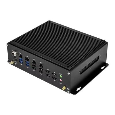 China Small Size Industrial Mini PC with GPU 14 GPIO 7 Inputs and 7 Outputs for sale