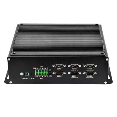 China Small Size Industrial Mini PC with GPU 14 GPIO 7 Inputs and 7 Outputs for sale