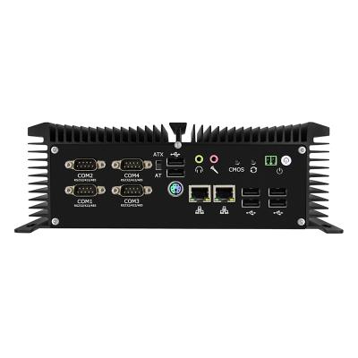 중국 임베디드 컴퓨팅 6 COM 시리얼 포트 4 Intel 기가비트 LAN 10 USB 판매용