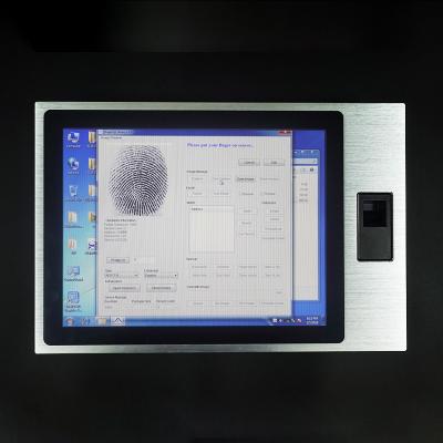 중국 4G 산업 터치 패널 PC를 15 인치 붙박이 8000mah 건전지 지문을 찍으십시오 판매용