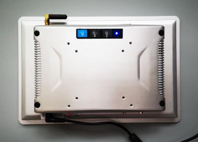 China 2 RJ45 LAN Port Embedded Touch Panel PC 10.1'' 1280x800 Linux Ubuntu 18.04 IP65 for sale