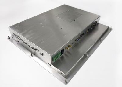 중국 저항하는 접촉 컴퓨터 Fanless 산업 PC 15" 끼워넣어진 설치를 위한 편평한 패널 판매용