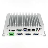 China Fanless embedded computer J1900 industrial mini pc with 6xCOM for sale
