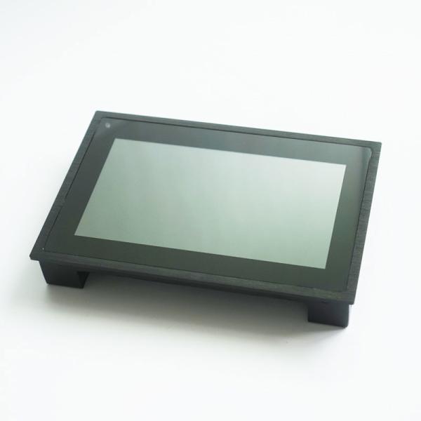 écran tactile lisible de vandale d'affichage à cristaux liquides 7inches de l'affichage 1000 de lumière du soleil industrielle de lentes anti avec le capteur léger