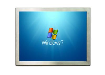China 17 inch roestvrij staal pc touch met handschoen / 4 mm gehard glas for sale