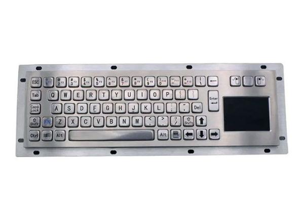 40counts/Mm Sus304 Industrial Metal Keyboard IP65 Brushed Stainless Steel Keyboard