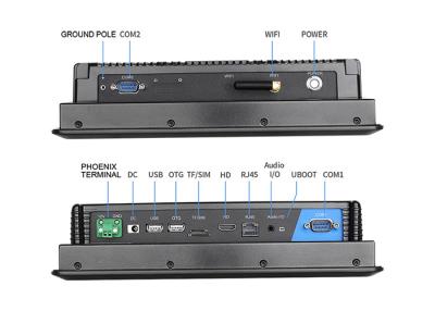 China 12in Android 10.1 1024x768 Industrial Front Panel Tablet Ip65 RK3288 for sale