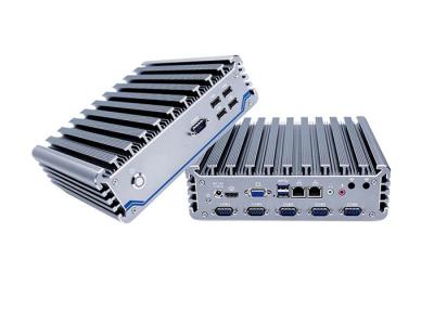 Ram dual del Lan I7 8265u 16G de la PC industrial Fanless de la aleación de aluminio