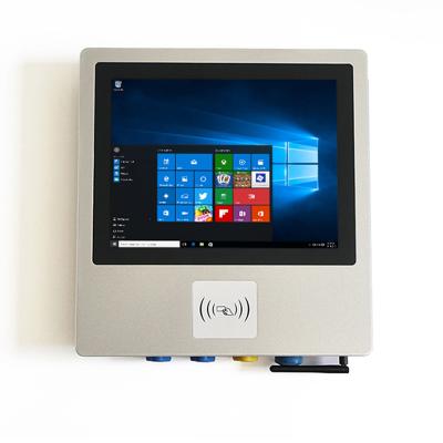 China Fanless RFID IP65 Panel PC 5 Wire 45W Resistive Touch Screen Panel for sale