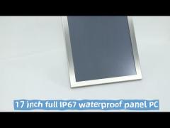 24 da luz solar completa de aço inoxidável das lêndeas IP65 1000 do PC do painel da polegada interruptores de membrana legíveis