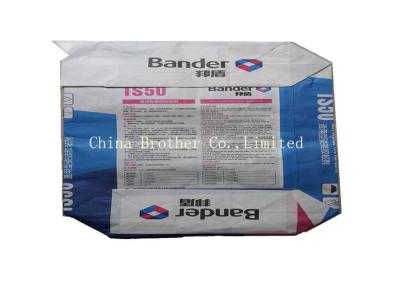 China Flour / Rice Bulk Packaging Bopp Laminated Bags With High Tensile Strength for sale