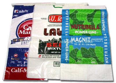 China 50KG / 100KG BOPP Laminated PP Woven Bags For Packing Wheat / Cement for sale