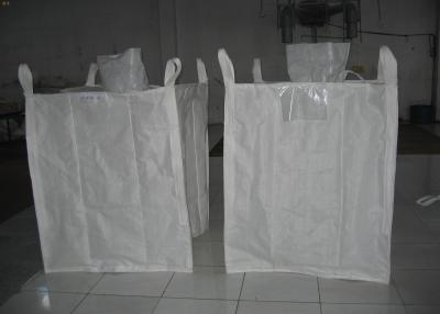 China Recycled PP Bulk Material Bags With Filling Spout , FIBC Empty Jumbo Bags for sale