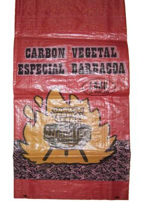 China Biodegradable 25kg Rice Bag , Single Folded Empty Rice Bags Offset Printing for sale