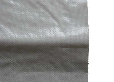 China Moisture Proof 50kg PE Woven Sack Bags / Woven Polyethylene Packaging Bags for sale