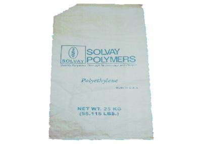 China Fertilizer Packaging PP Valve Bag Block Bottom with 25kg Loading Weight for sale