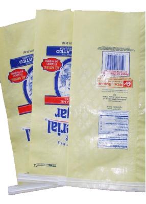 China 25 Kg Gravure Printing Poly Woven Bags , PP Seed Bags For 15 Kg Packaging for sale