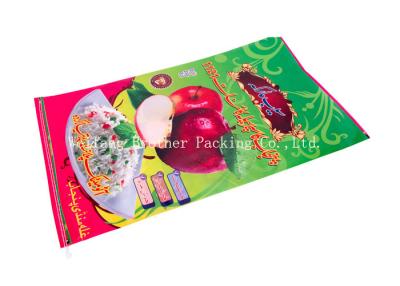 China Sugar / Salt Pp Woven Fabric Bags , Bopp Laminated Recycled Woven Polypropylene Bags for sale