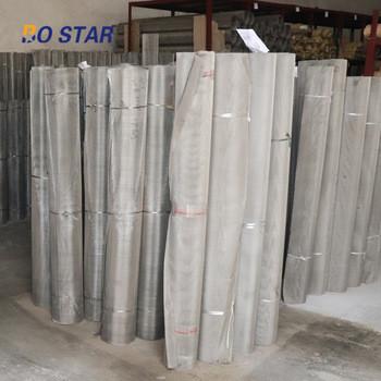 China Stainelss 316 Woven Screen Steel Ultra Fine Wire 0.15mm Diameter 30m Length 1.2m Width Filteration Mesh for sale
