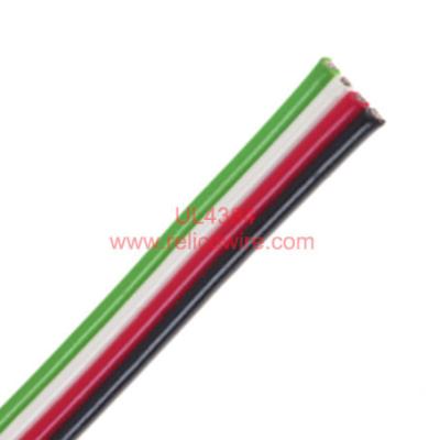 China UL4384  XL-PE Insulated Flat Ribbon Electrical Wire(300V) for sale