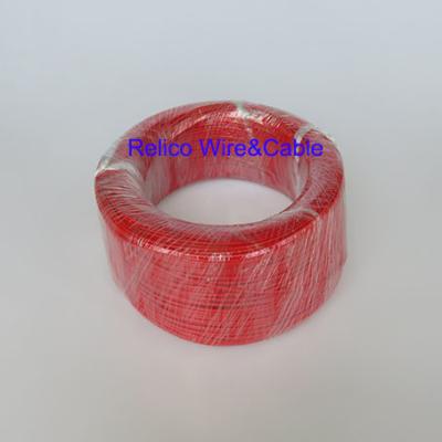 China 22 AWG Red FEP Insulated Hook Up Electrical Wire 100M Tinned Copper Teflon Wire for sale