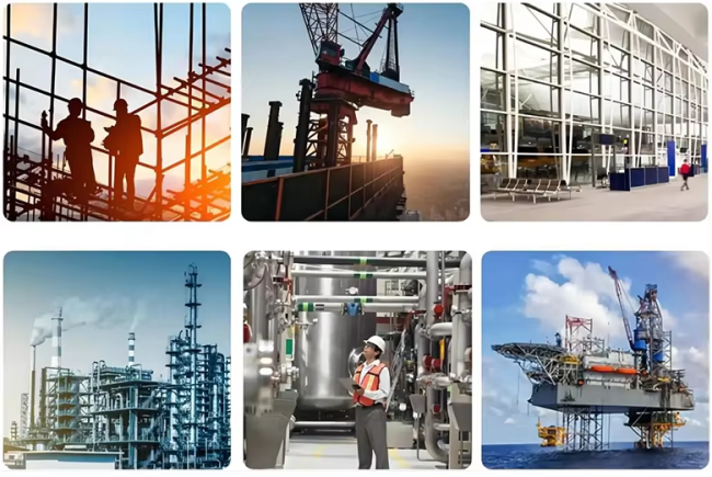 Aluminium pipe application in building exterior