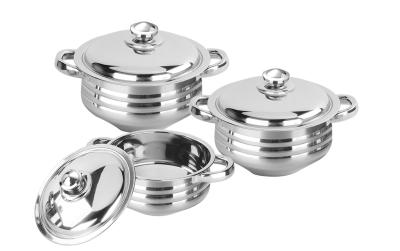 Full Mirror Polished Stainless Steel Cookware Sets Durable And Easy Cleaning