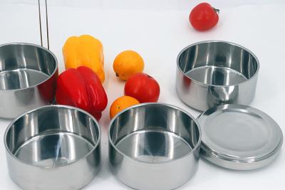 Cina Strati di 14cm -16cm delle scatole di pranzo di acciaio inossidabile della qualità superiore 2 - 4 del contenitore di alimento in vendita