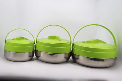 Cina La scatola di pranzo di acciaio inossidabile dell'ufficio tiene caldo con la copertura verde 2L - la capacità 10L in vendita