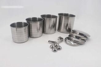 China Food Grade Stainless Steel Mug  0.4mm Thickness Polishing Finished Tea Cups for sale