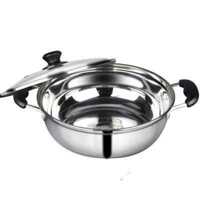 China Kitchen Pots And Pans With Glass Lid , Food Grade Stainless Steel Pots And Pans for sale