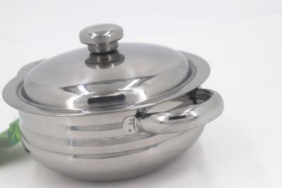 Cina le pentole di acciaio inossidabile del vaso della salsa 6pcs mettono interno dello specchio ed esterno polacchi in vendita