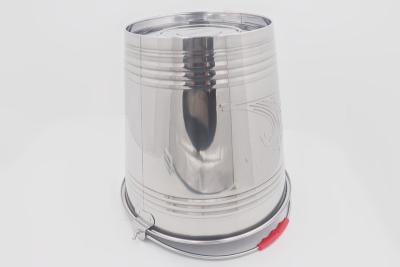 China 2L van het roestvrije staalemmers van het badkamersgebruik niet-magnetische populaire promotiewatetemmer met handvat Te koop