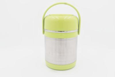 Cina scatola di pranzo isolata di plastica calda del contenitore di alimento di stoccaggio di acciaio inossidabile di vendita 1.5L in vendita