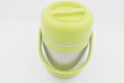 Cina scatola di pranzo isolata di plastica calda del contenitore di alimento di stoccaggio di acciaio inossidabile di vendita 1.5L in vendita
