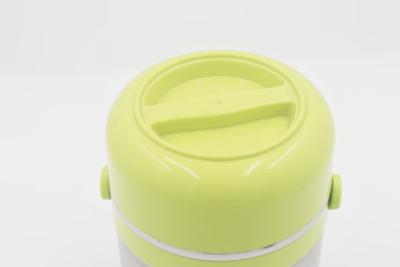 Cina scatola di pranzo isolata di plastica calda del contenitore di alimento di stoccaggio di acciaio inossidabile di vendita 1.5L in vendita
