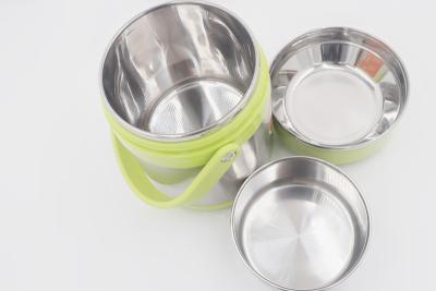 Cina scatola di pranzo isolata di plastica calda del contenitore di alimento di stoccaggio di acciaio inossidabile di vendita 1.5L in vendita