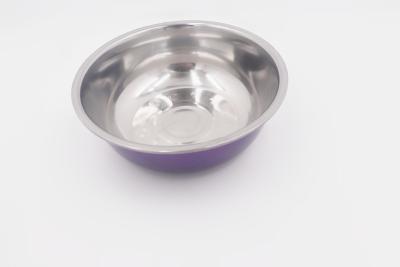 China 3pcs Dinnerware Bowl Set Stainless Steel Salad Mixing For Baking for sale