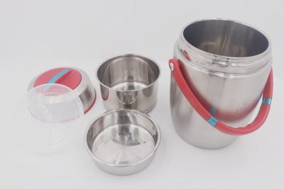 Portable Insulated Thermos Vacuum Stainless Steel Lunch Box