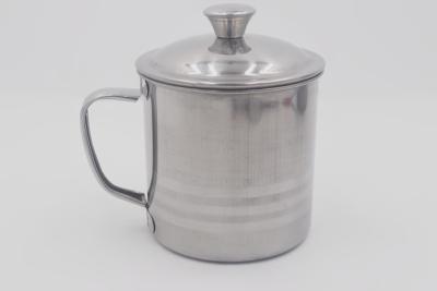 Cina Tazza quotidiana di acciaio inossidabile di FDA 5pcs 9cm con il coperchio in vendita