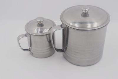 Cina tazza di acciaio inossidabile di 0.083cbm 6pcs 14cm con la copertura antipolvere in vendita