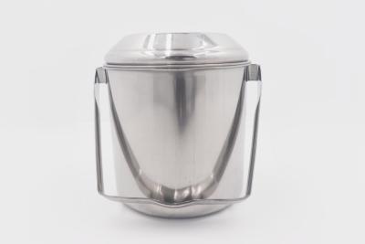 Cina 1.5L vaso di stoccaggio dell'alimento di picnic ss con l'argento Carry Food Box facile del coperchio in vendita