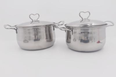 China O Cookware de aço inoxidável do agregado familiar 0.7mm ajusta o potenciômetro da sopa de América à venda
