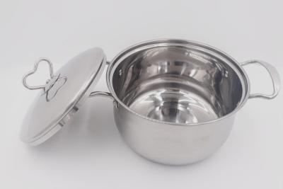 China 0.119cbm 18cm que acampam em volta do potenciômetro de aço da sopa do restaurante à venda