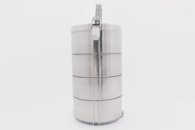 Cina 18cm portano via il contenitore di alimento di acciaio inossidabile 5 strati con la maniglia in vendita