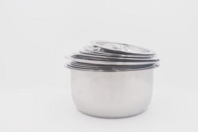 Cina vaso di cottura di acciaio inossidabile 0.19cbm nessuna ciotola di minestra di Magenic per la cucina in vendita