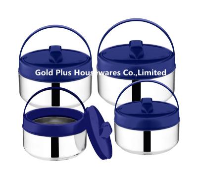 Cina scatola di pranzo termica calda di campeggio dell'alimento di acciaio inossidabile del custode dell'alimento portatile 8pcs con il film della copertura in vendita