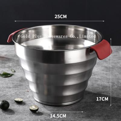 China Cubeta de água de aço inoxidável do Oem com promoção do punho 587g à venda